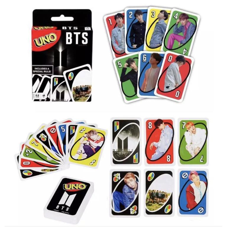UNO BTS (for The ARMY!!), Hobbies & Toys, Toys & Games on Carousell