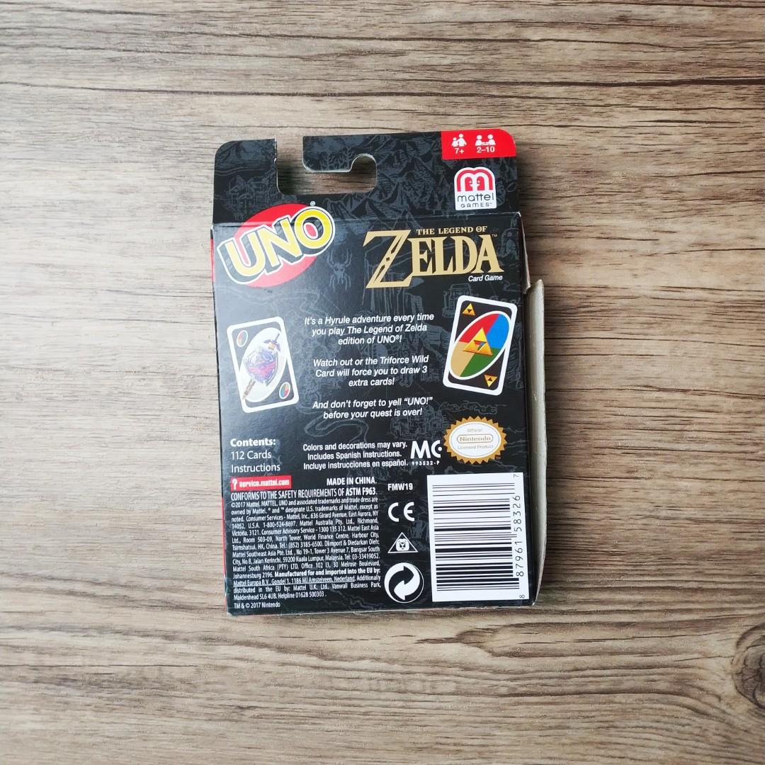 UNO The Legend of Zelda Card Game (Only at GameStop), Hobbies & Toys ...