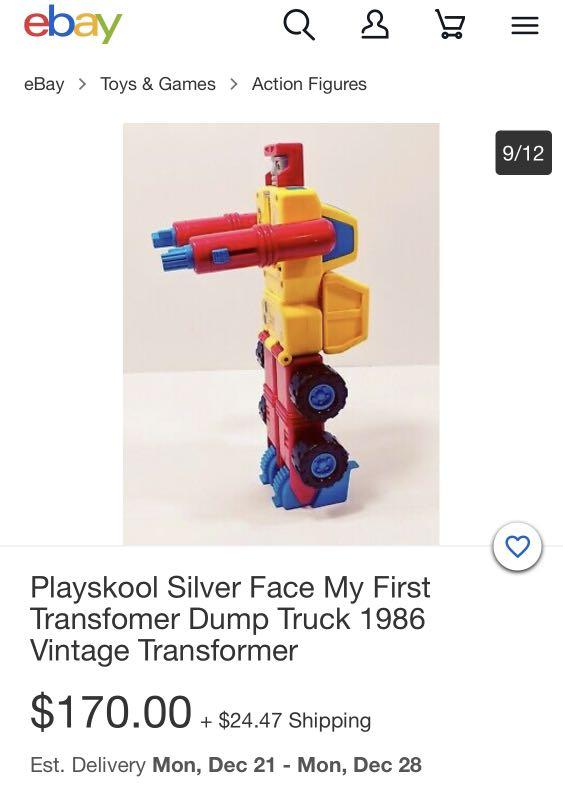 Transformers Takara Vintage 1986 Made In Japan Playskool My First ...
