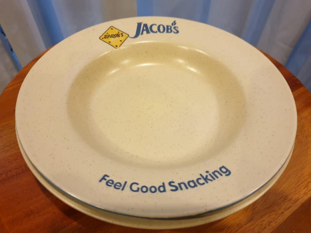 Vintage Ceramic Jacob's Memorabilia Plates, Furniture & Home Living ...