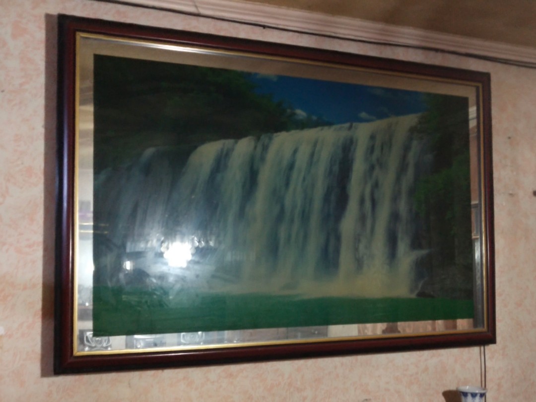 Wall frame waterfalls, Furniture & Home Living, Home Decor, Frames ...