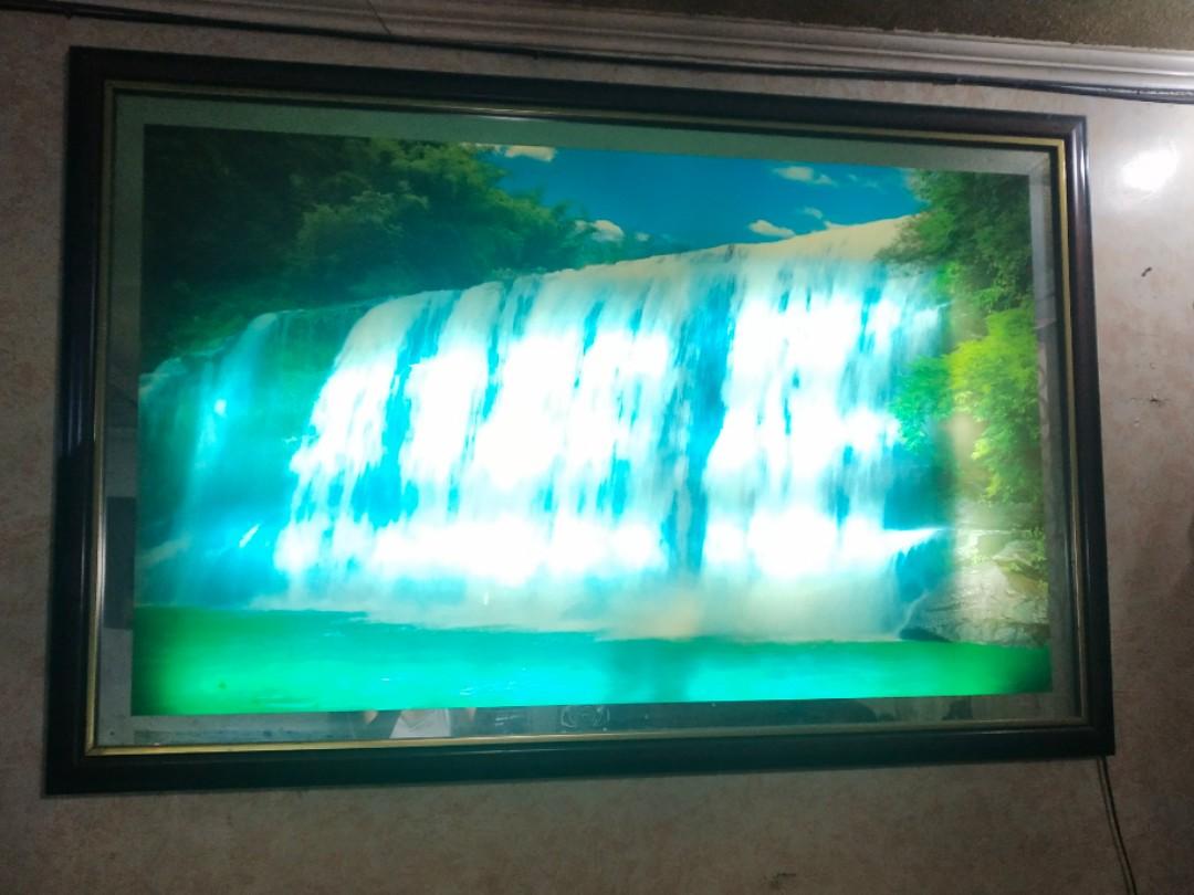Wall frame waterfalls, Furniture & Home Living, Home Decor, Frames ...