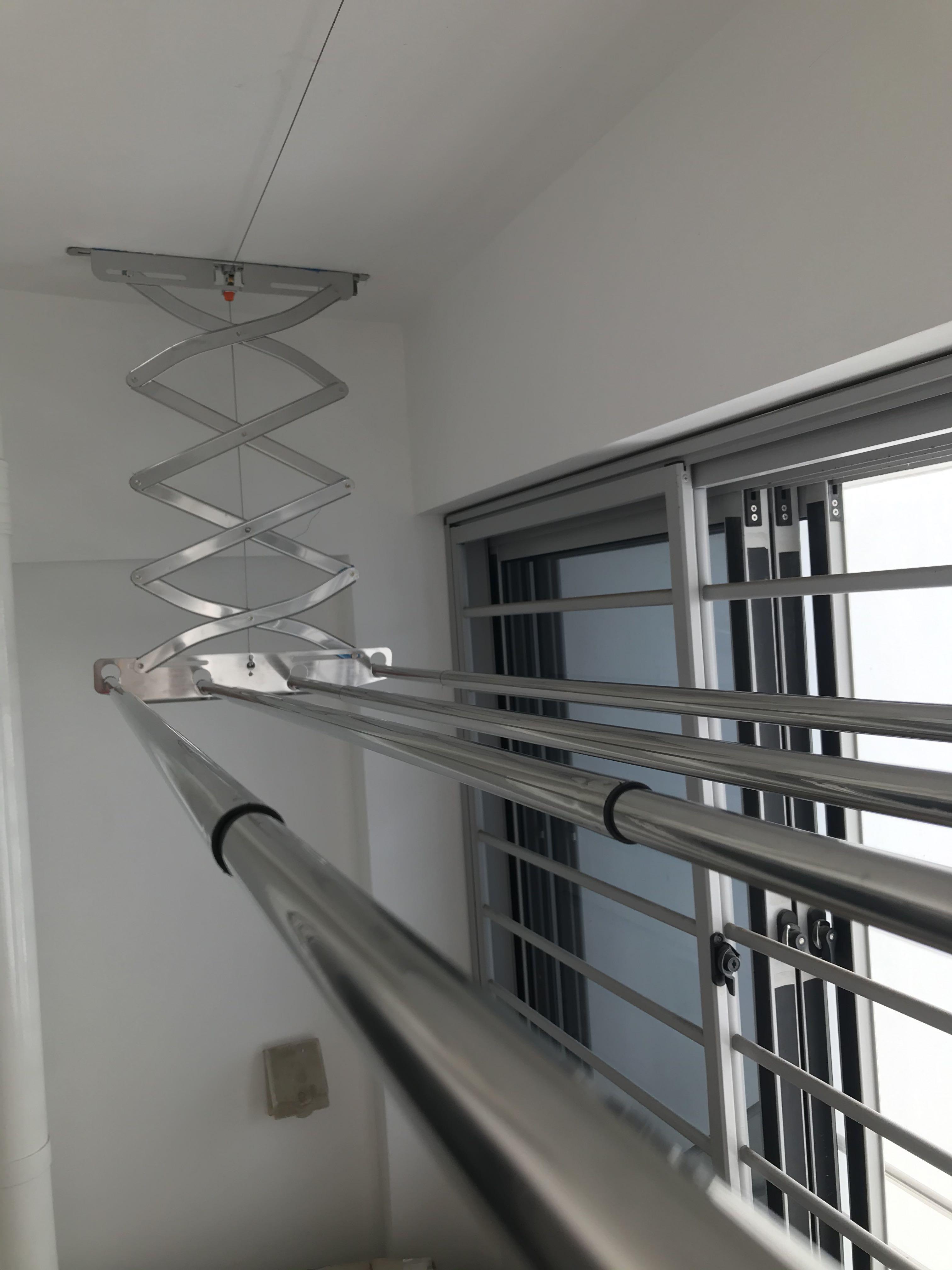 Winch System Laundry Rack, Furniture & Home Living, Home Improvement ...