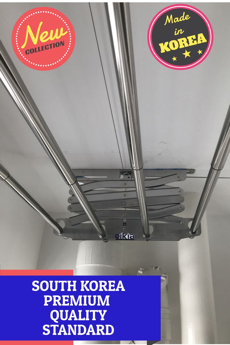 Winch System Laundry Rack, Furniture & Home Living, Home Improvement ...