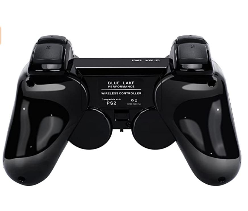 Wireless Controller Gamepad Twin Shock for PS2 Playstation2 (Jet Black ...