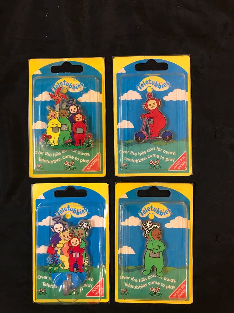 1996 Teletubbies magnet, door hook and pin badge , Hobbies & Toys ...