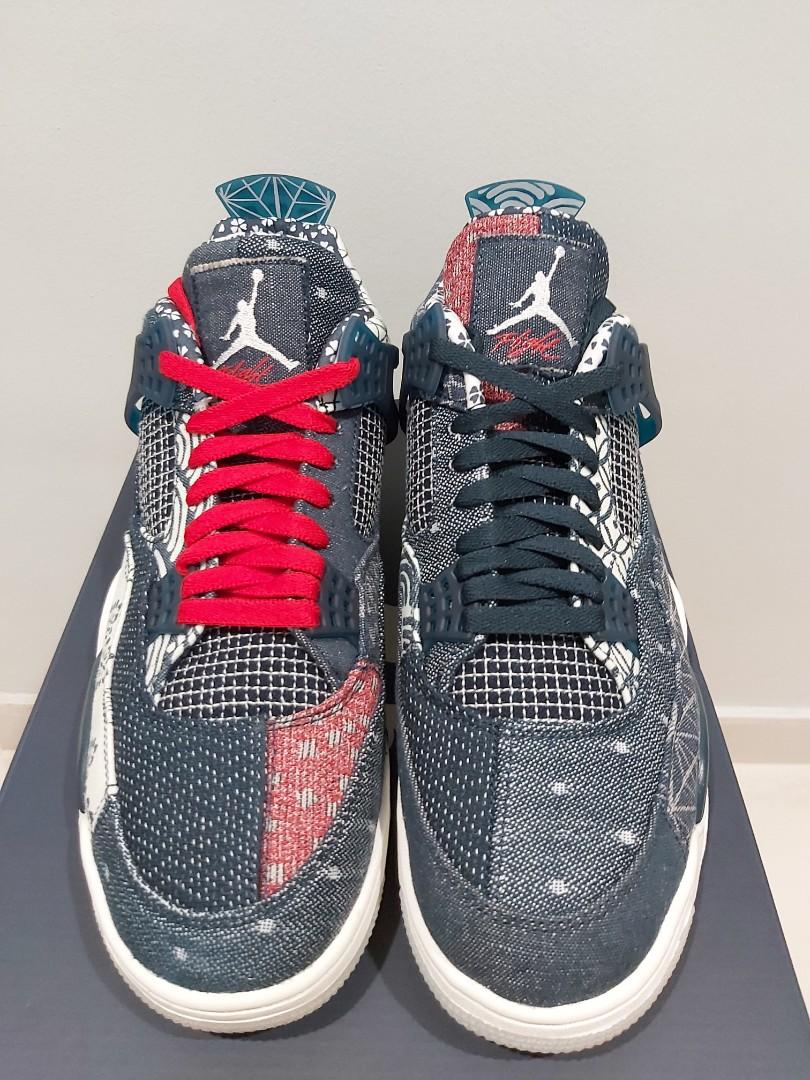 Air Jordan 4 Retro Se Sashiko Mens Fashion Footwear Sneakers On