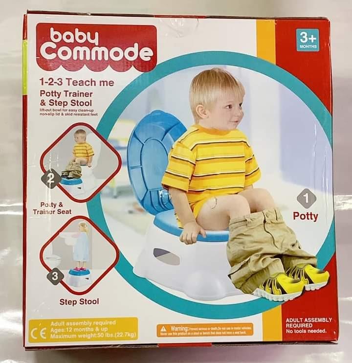 Baby Commode Potty Trainer and Step Stool, Babies & Kids, Nursing ...