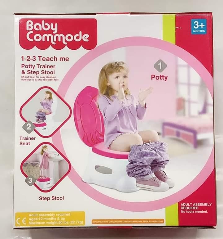 Baby Commode Potty Trainer and Step Stool, Babies & Kids, Nursing ...