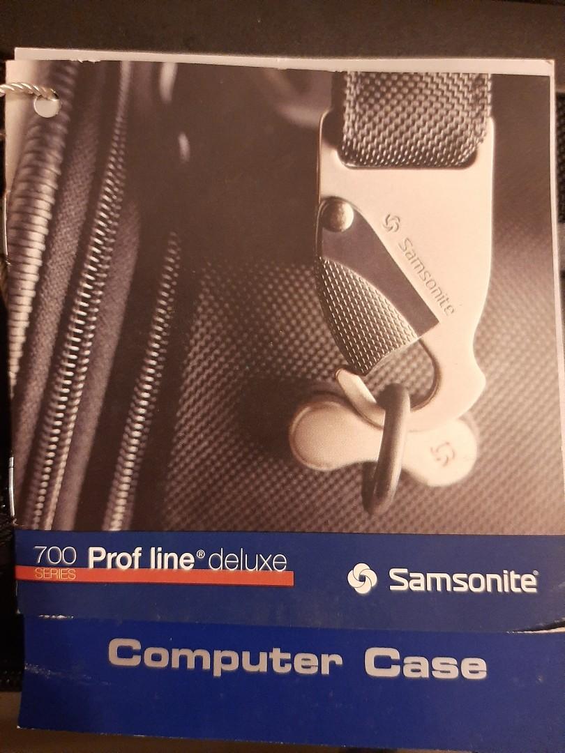 Brand New Samsonite WorldProof Prof Line Deluxe Computer Case Trolley ...
