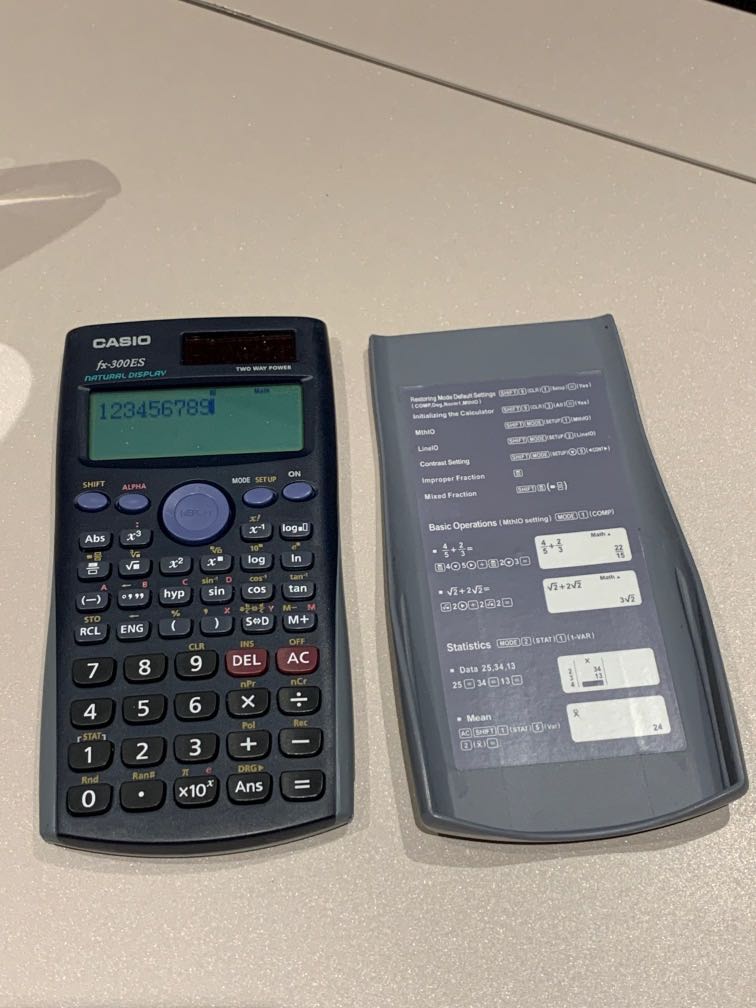 Casio Scientific Calculator -fx300ES, Computers & Tech, Office ...