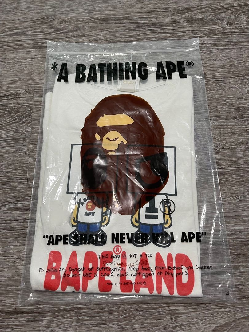 Collab Bape - Bathing Ape Ter, Men's Fashion, Tops & Sets, Tshirts ...