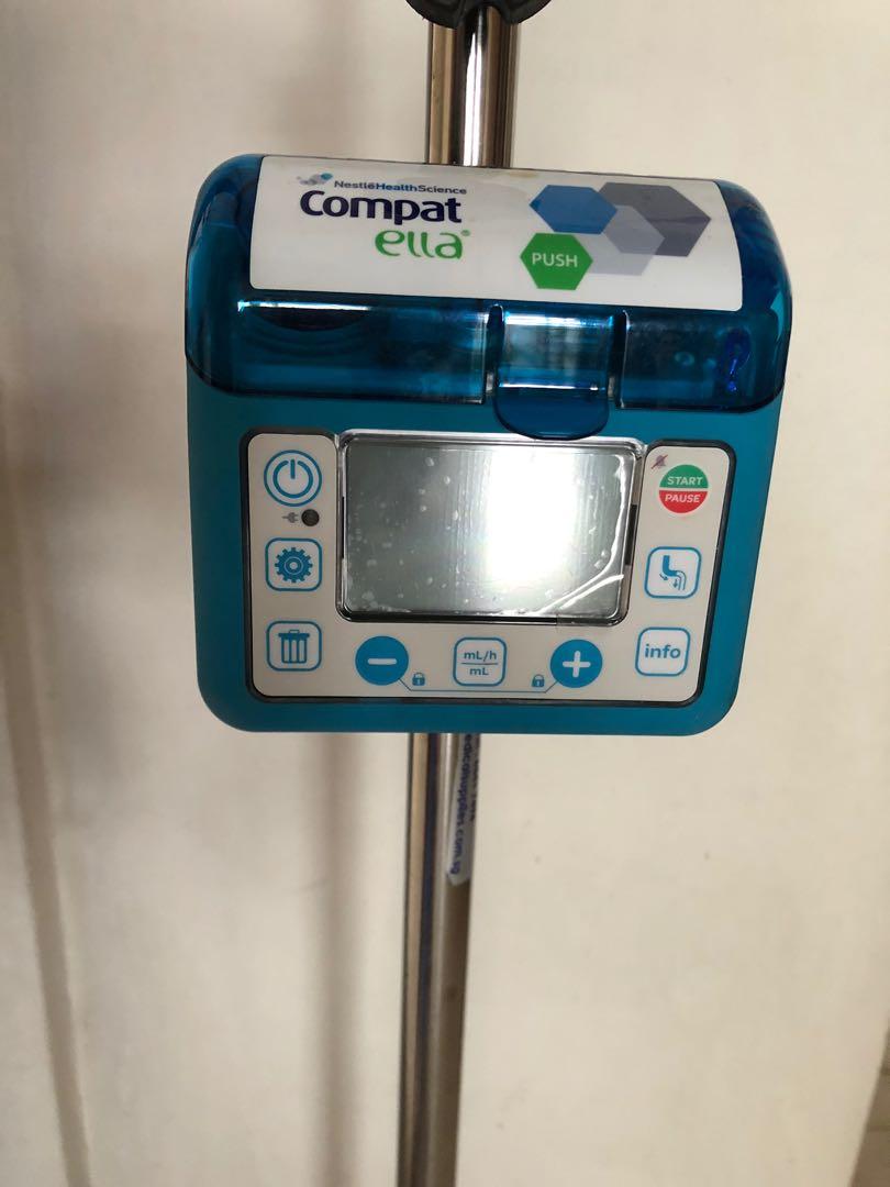 Compat Ella enteral feeding pump, Health & Nutrition, Assistive ...