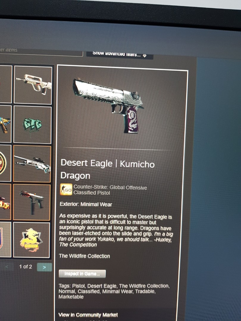 CSGO Desert Eagle | Kumicho Dragon, Video Gaming, Gaming Accessories ...