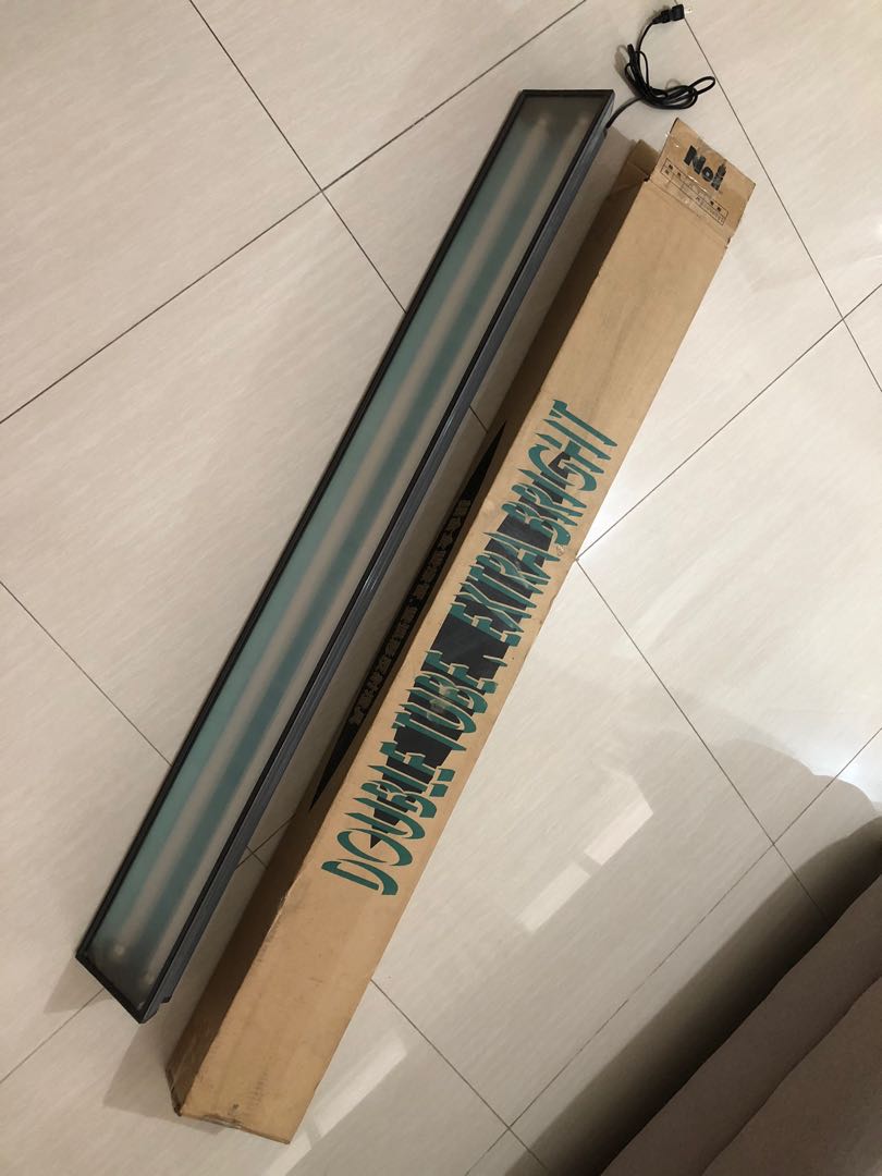 Extra bright double tube light, Furniture & Home Living, Lighting ...