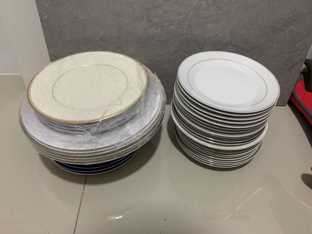Glass Plate Pinggan, Furniture & Home Living, Kitchenware & Tableware ...