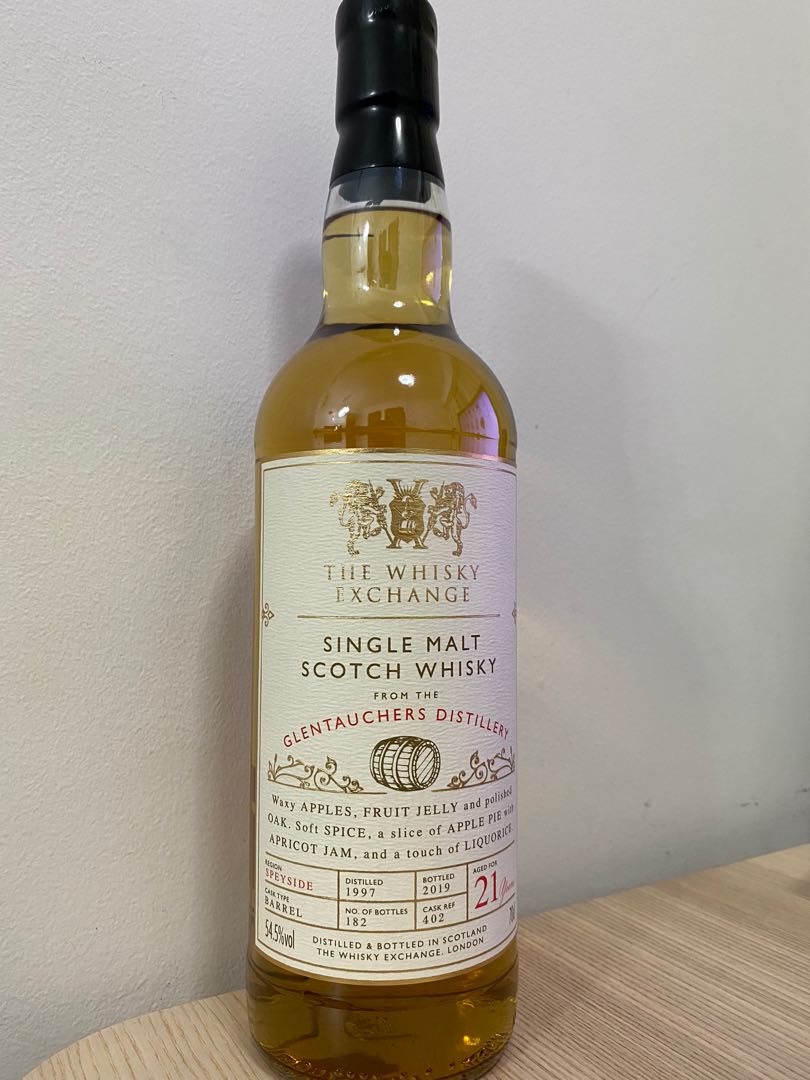 Glentauchers 21 Year Whisky, Food & Drinks, Alcoholic Beverages on ...