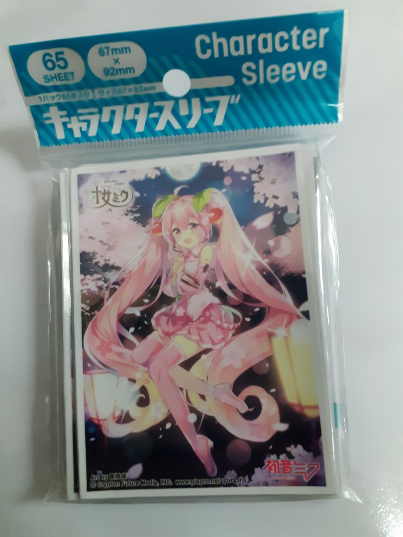 Hatsune Miku card sleeves anime, Hobbies & Toys, Toys & Games on Carousell