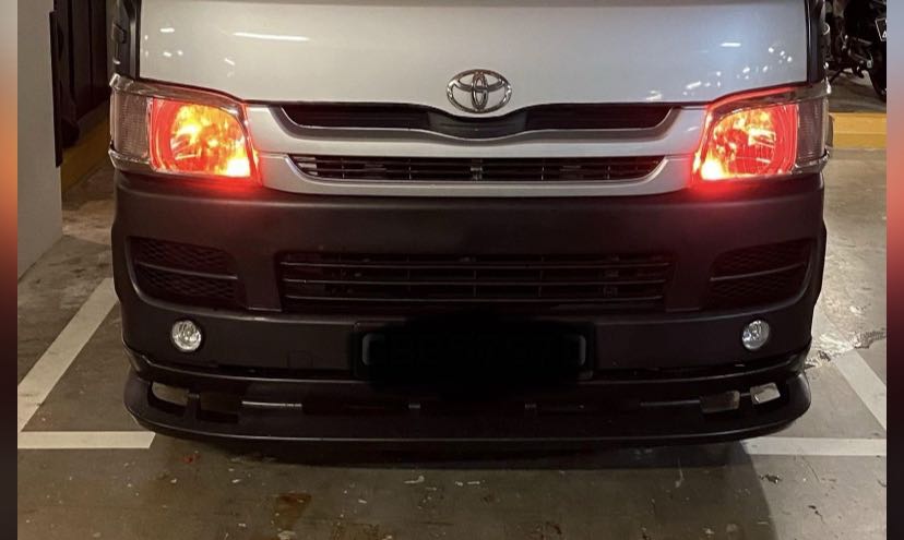 Hiace front lip, Car Accessories, Accessories on Carousell