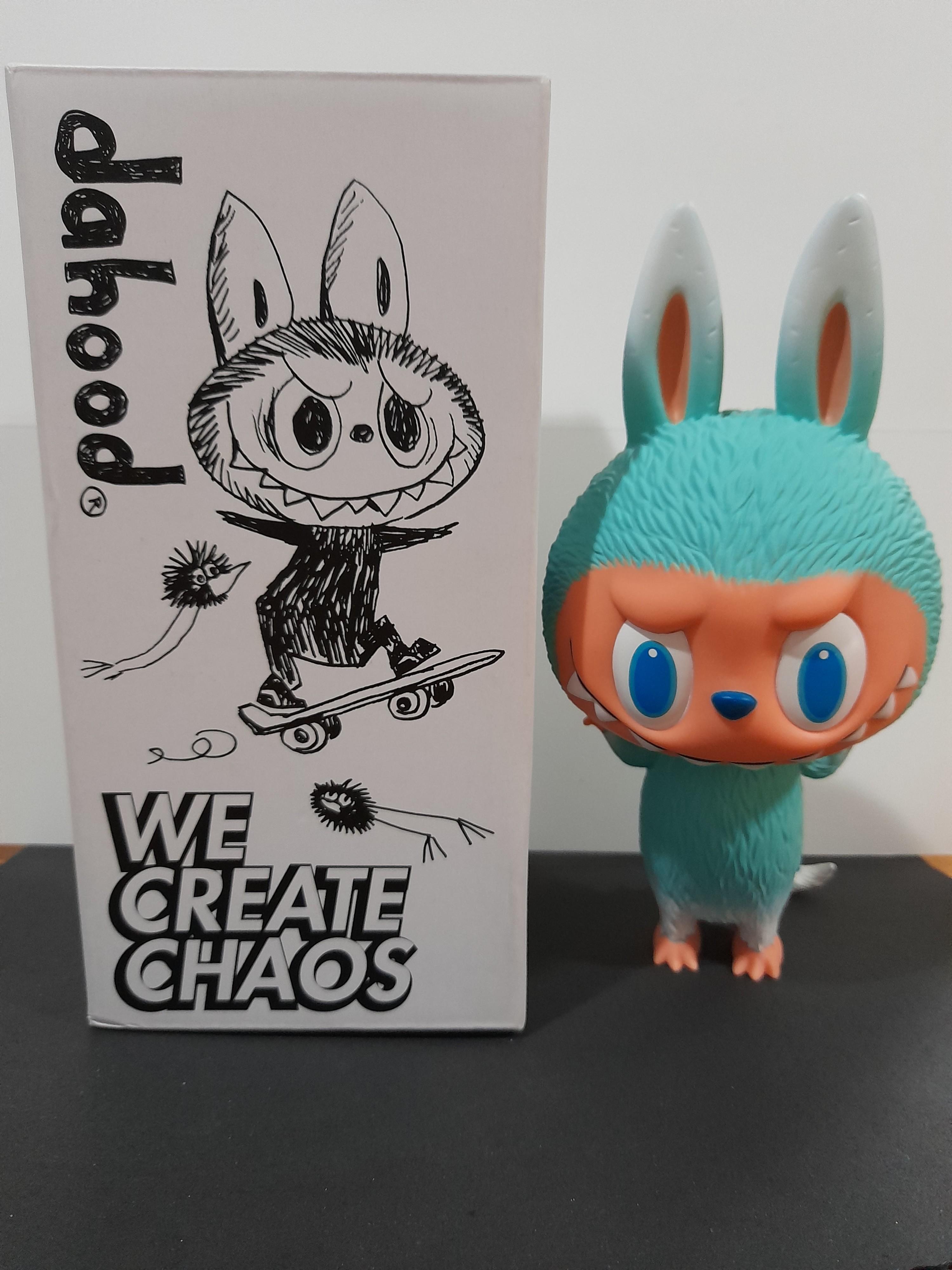 how2work zimomo labubu gojimomo dahood 1.0, 興趣及遊戲, 玩具 & 遊戲類 - Carousell