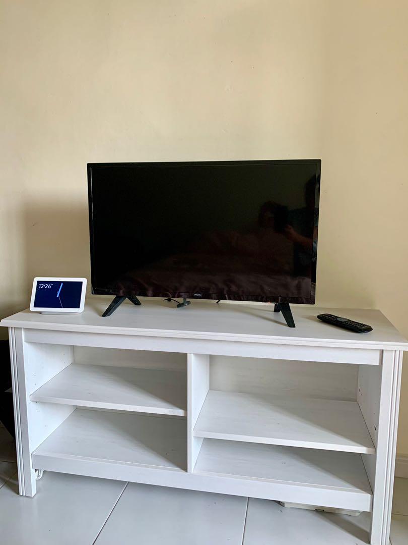 IKEA Brusali TV Bench, Furniture, Shelves & Drawers on Carousell