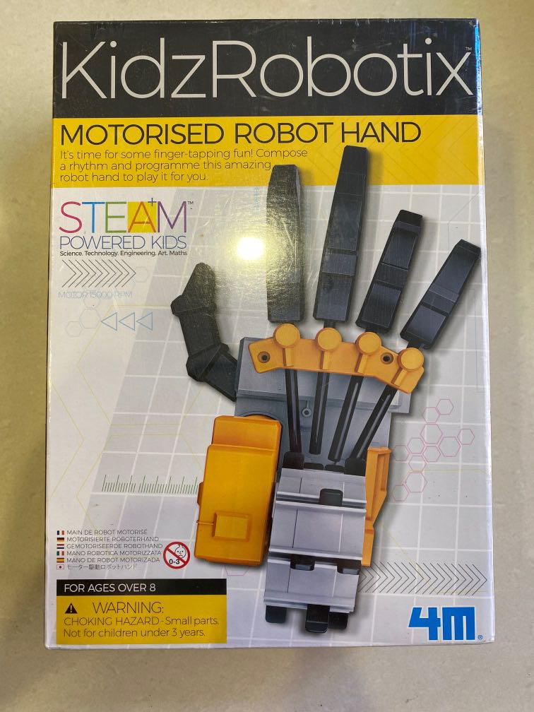 KidzRobotix Motorised Robot Hand, Hobbies & Toys, Toys & Games on Carousell