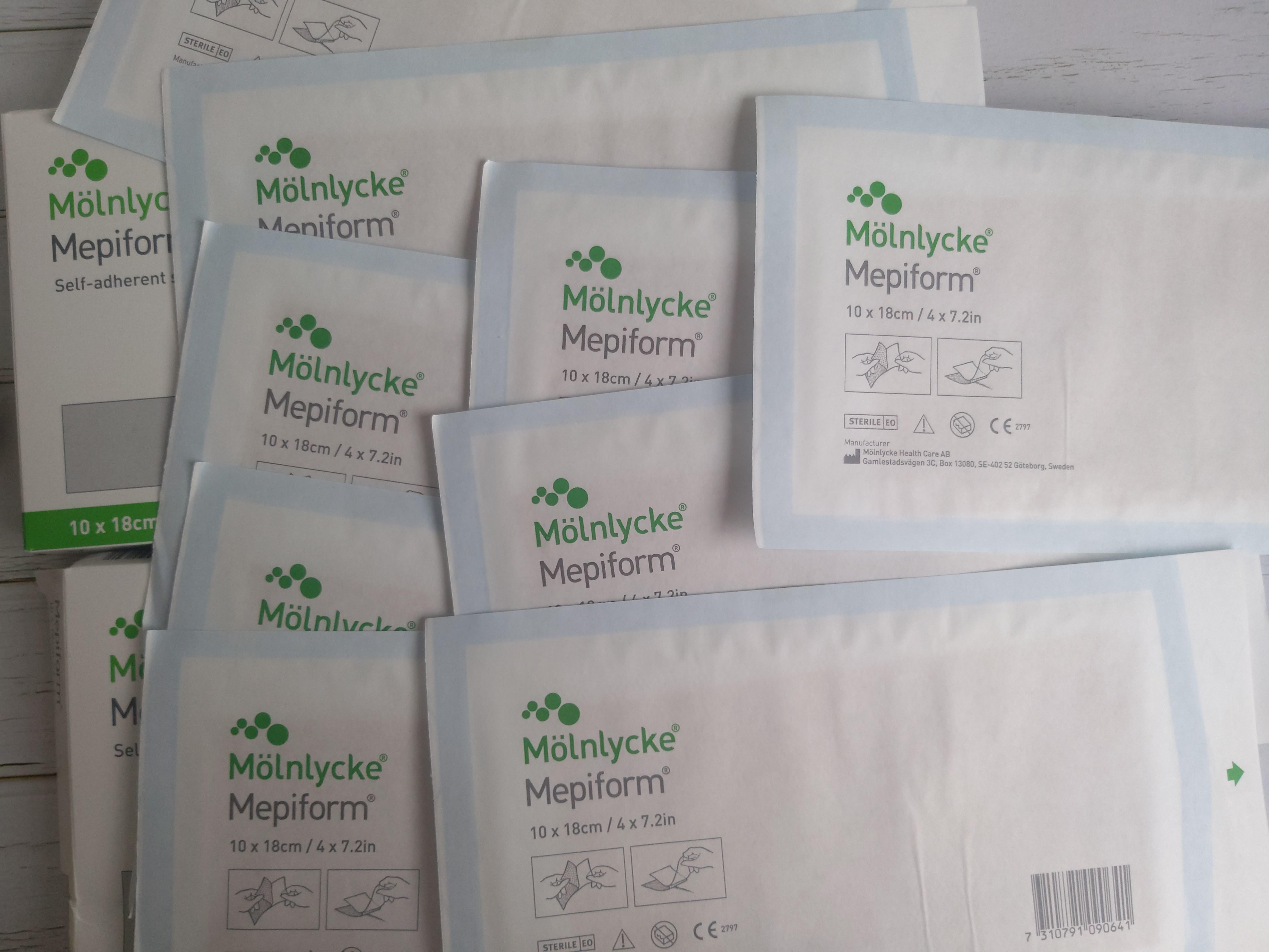 Scar Sheet (Large) 10 x 18 cm Mepiform Silicon sheet, Beauty & Personal ...