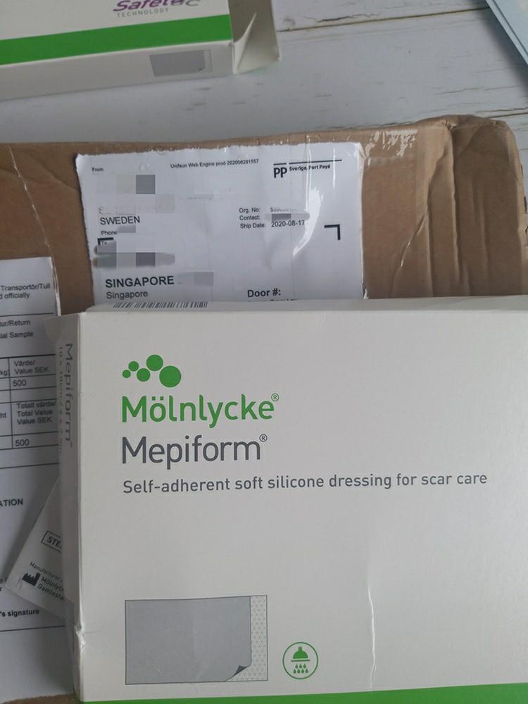 Scar Sheet (Large) 10 x 18 cm Mepiform Silicon sheet, Beauty & Personal ...