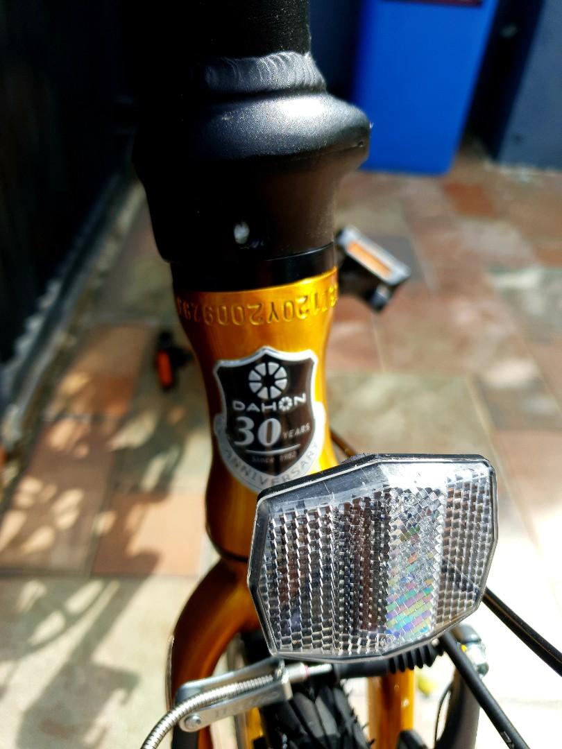 Limited Edition 30th Anniversary Dahon Gold Folding Bike - LAST 2 UNITS ...