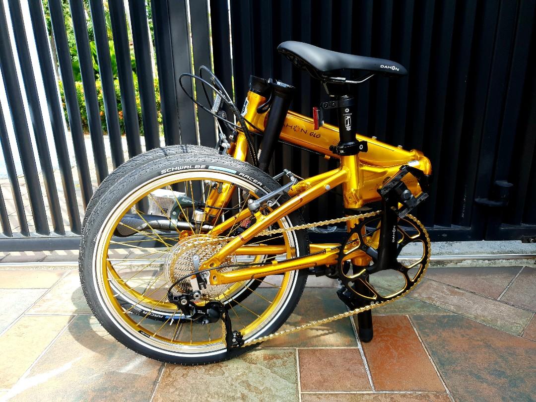 Limited Edition 30th Anniversary Dahon Gold Folding Bike - LAST 2 UNITS ...