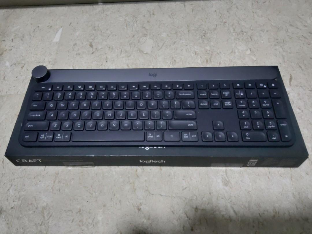 Logitech Mx Craft Wireless Bluetooth Keyboard Electronics Computer Parts And Accessories On