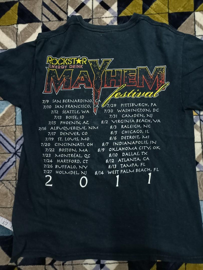 Mayhem festival, Men's Fashion, Tops & Sets, Tshirts & Polo Shirts on ...