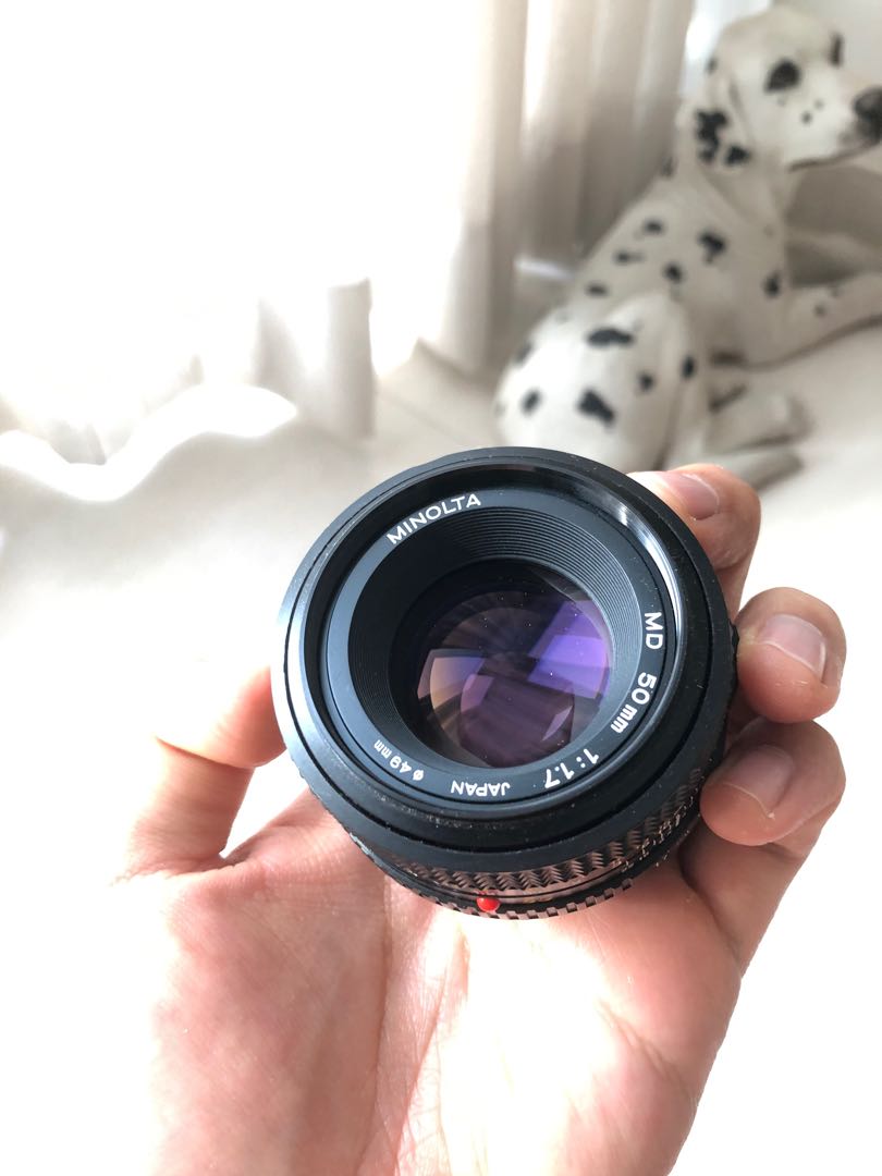 Minolta 50mm f/1.7 MD, Photography, Lens & Kits on Carousell
