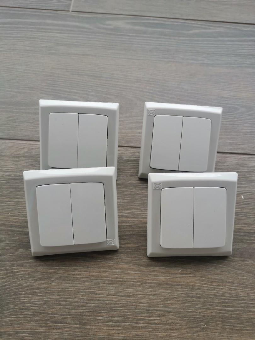 Light switches assorted, Furniture & Home Living, Lighting & Fans ...