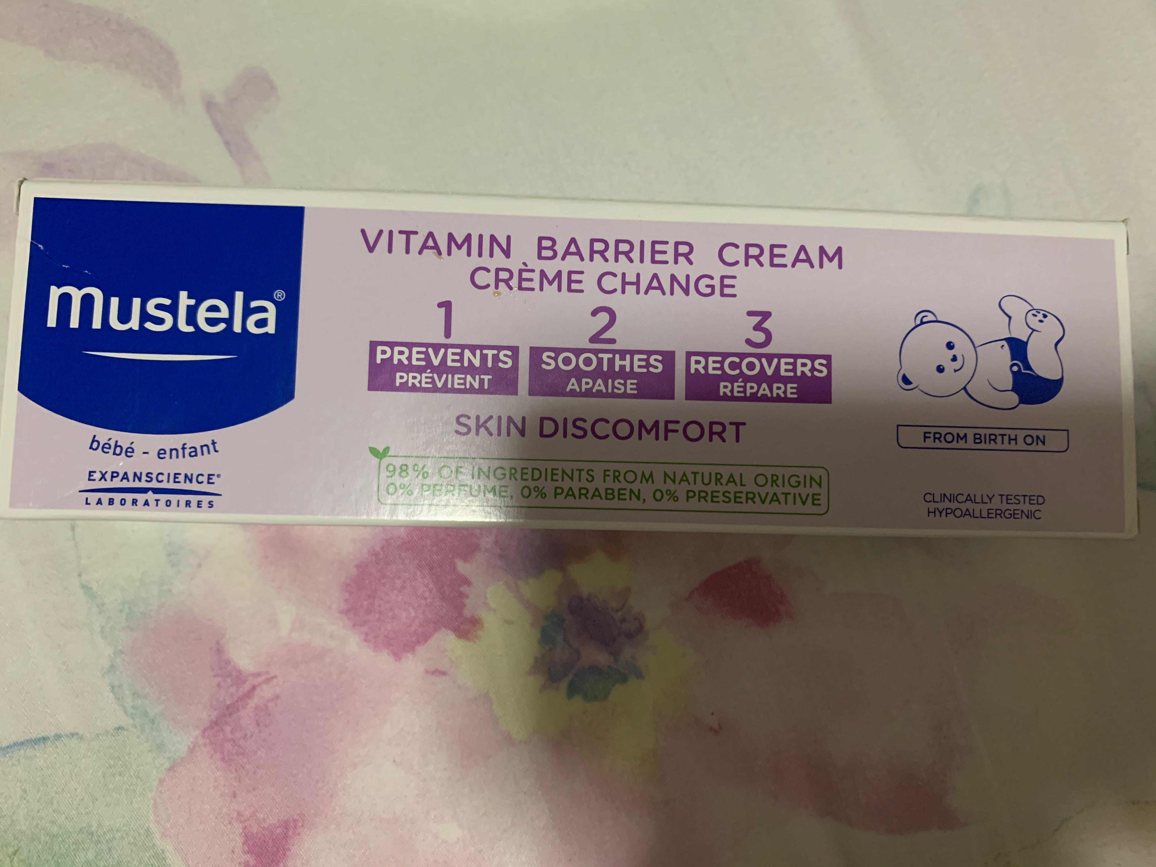 Mustela Diaper Rash/Barrier Cream - 100ml, Babies & Kids, Bathing ...