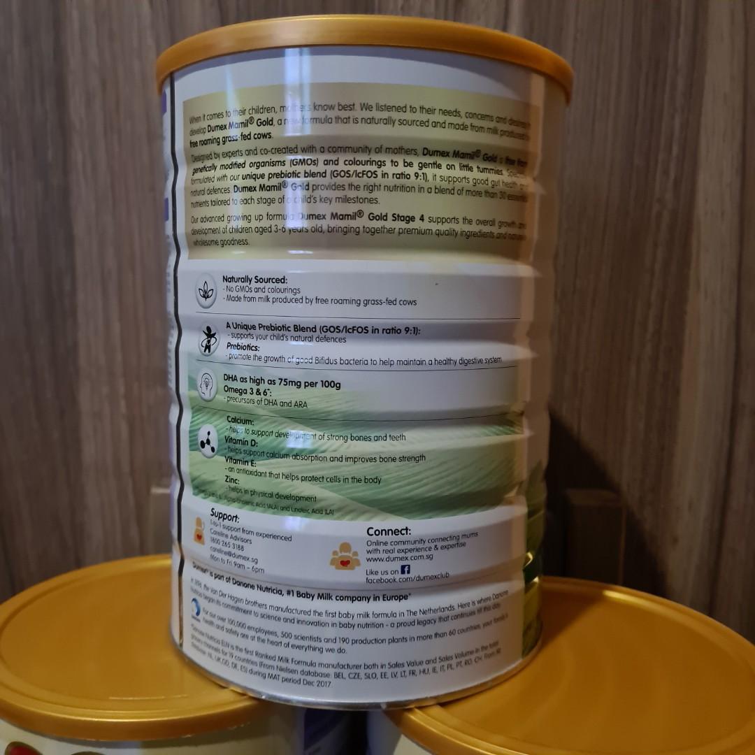 Delivery* Dumex 1.6kg Mamil Gold Stage 4 Milk Powder, Babies & Kids ...