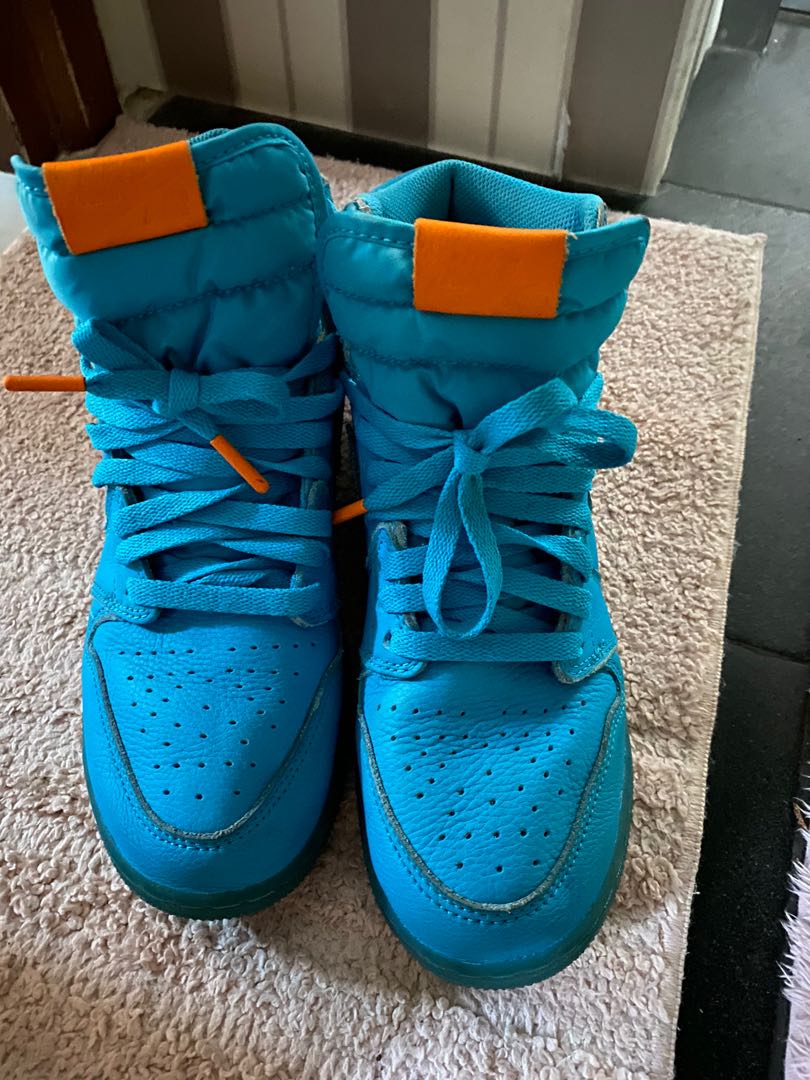 Nike Air Jordan 1 Retro High OG Gatorade Blue Youth size, Men's Fashion ...