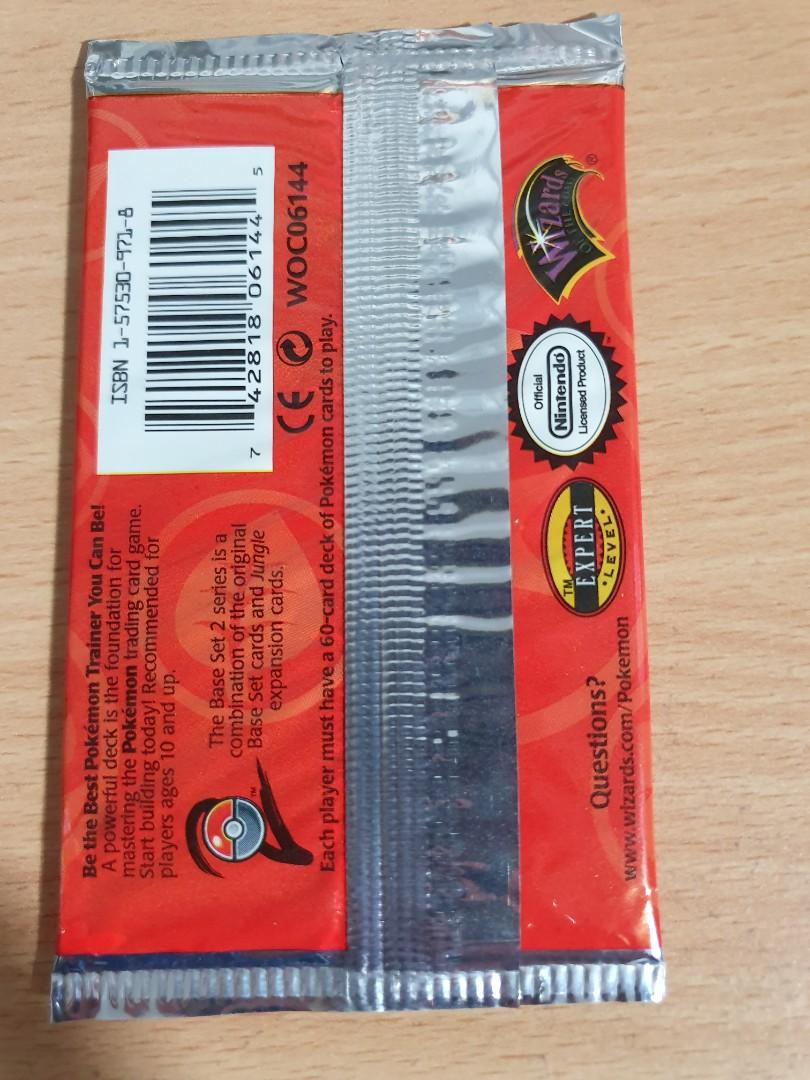 Pokemon Base Set 2 sealed pack unweighed (Mewtwo Artwork), Hobbies ...