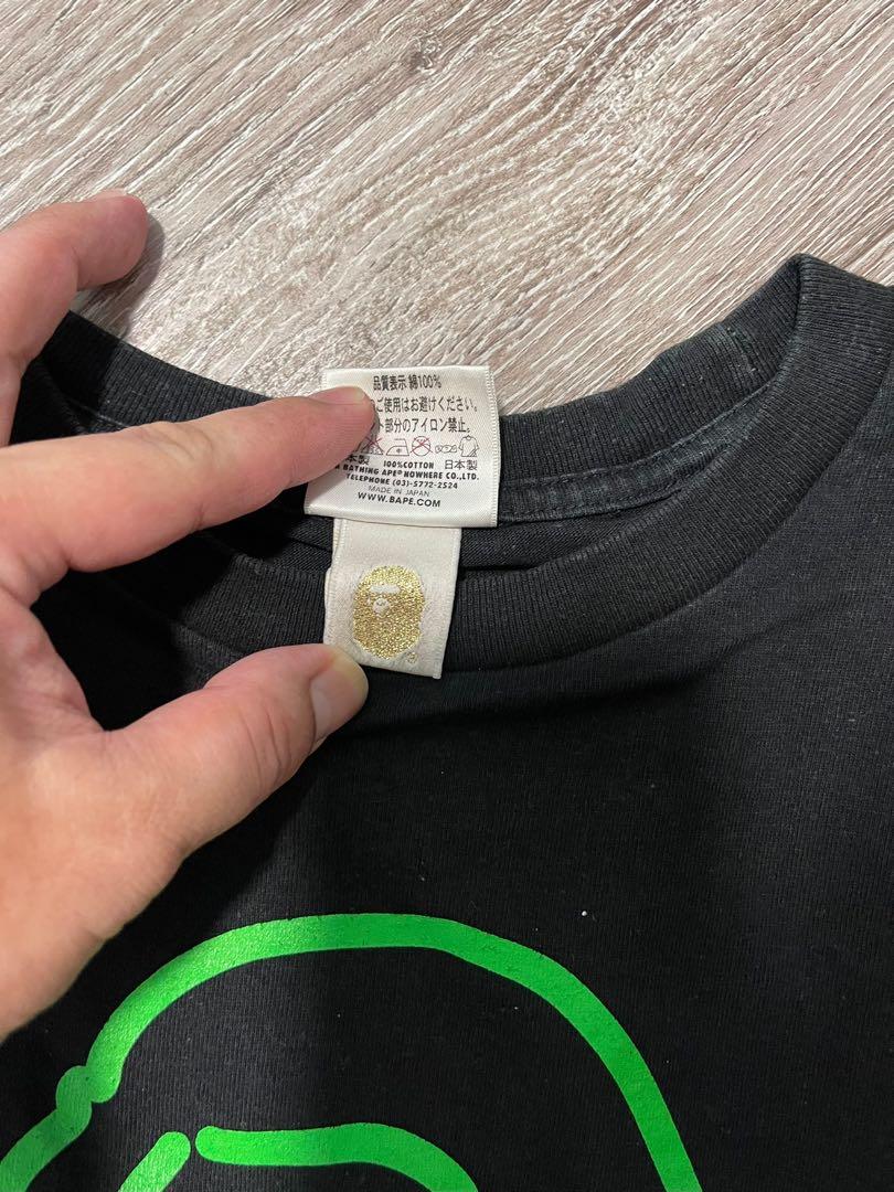 Rare Collab Bape - Bathing Ape Tee, Men's Fashion, Tops & Sets, Tshirts ...