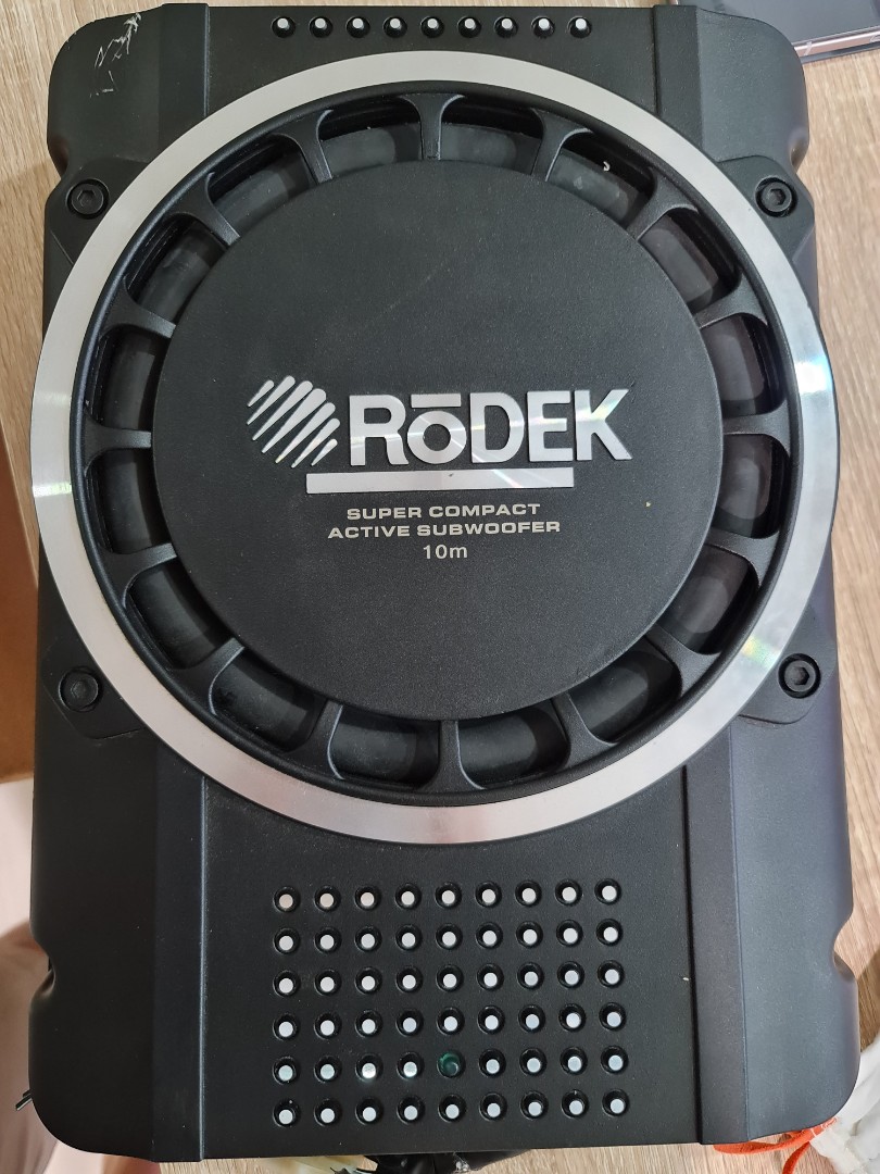 Rodek 10" Active subwoofer, Car Accessories, Accessories on Carousell