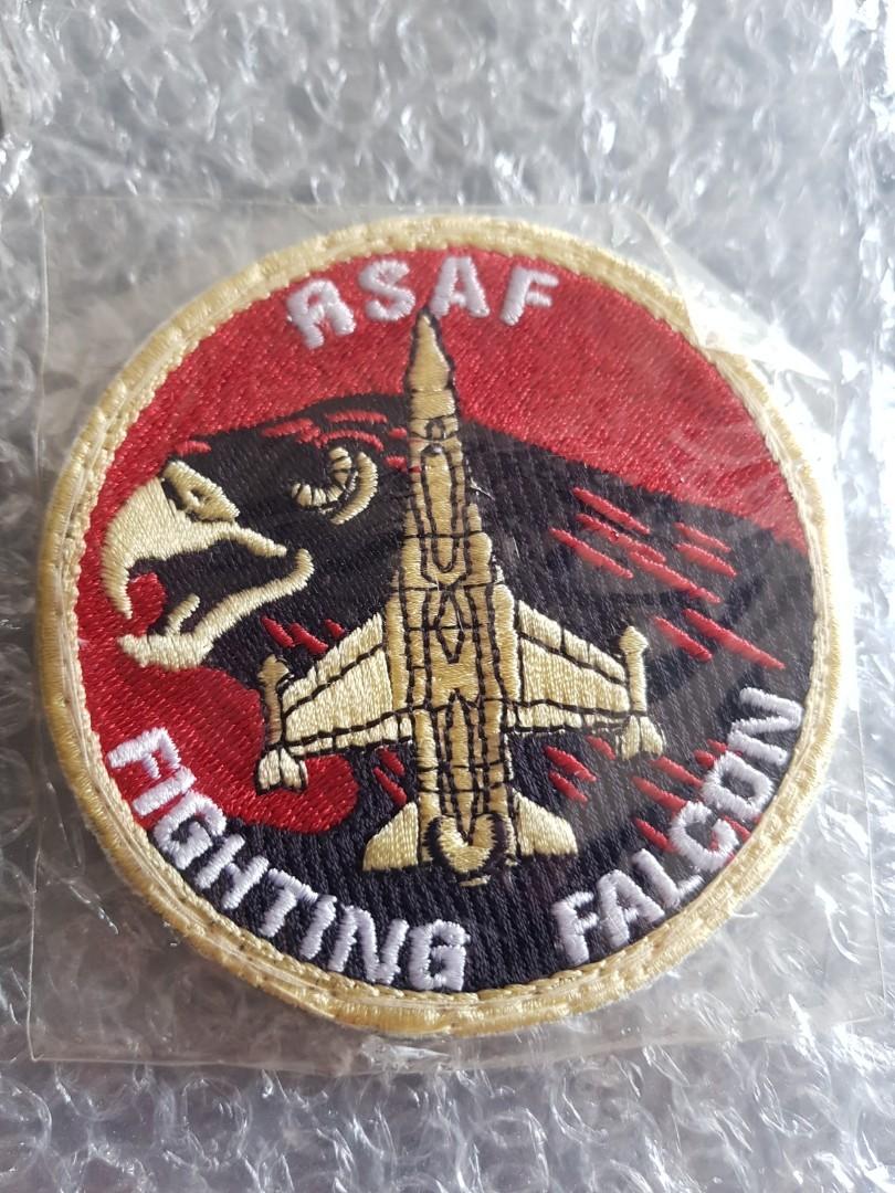 RSAF F-16 Fighting Falcon Patch, Hobbies & Toys, Memorabilia ...
