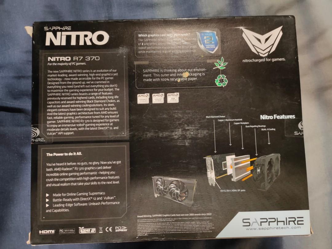 [WTS] Sapphire Nitro R7 370 4GB