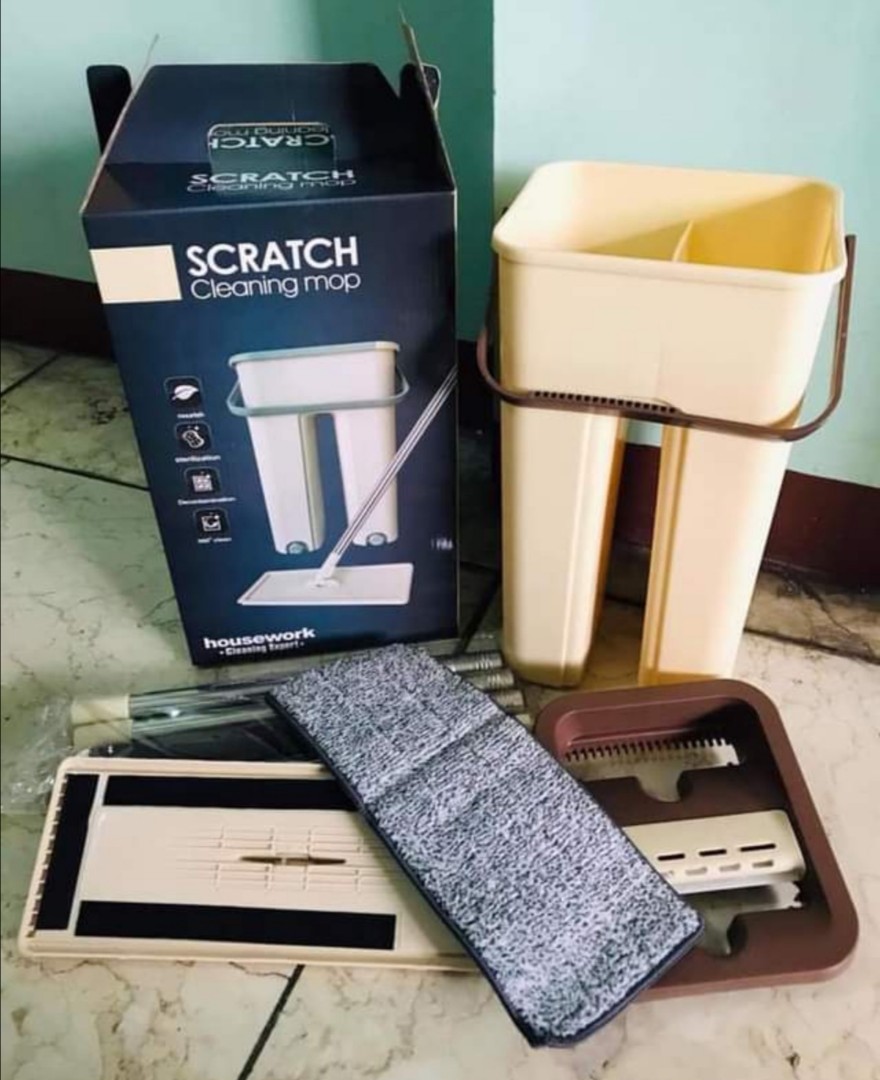 Scratch Mop, Furniture & Home Living, Cleaning & Homecare Supplies ...