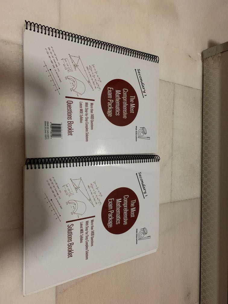Sec 1 math assessment book, Hobbies & Toys, Books & Magazines ...