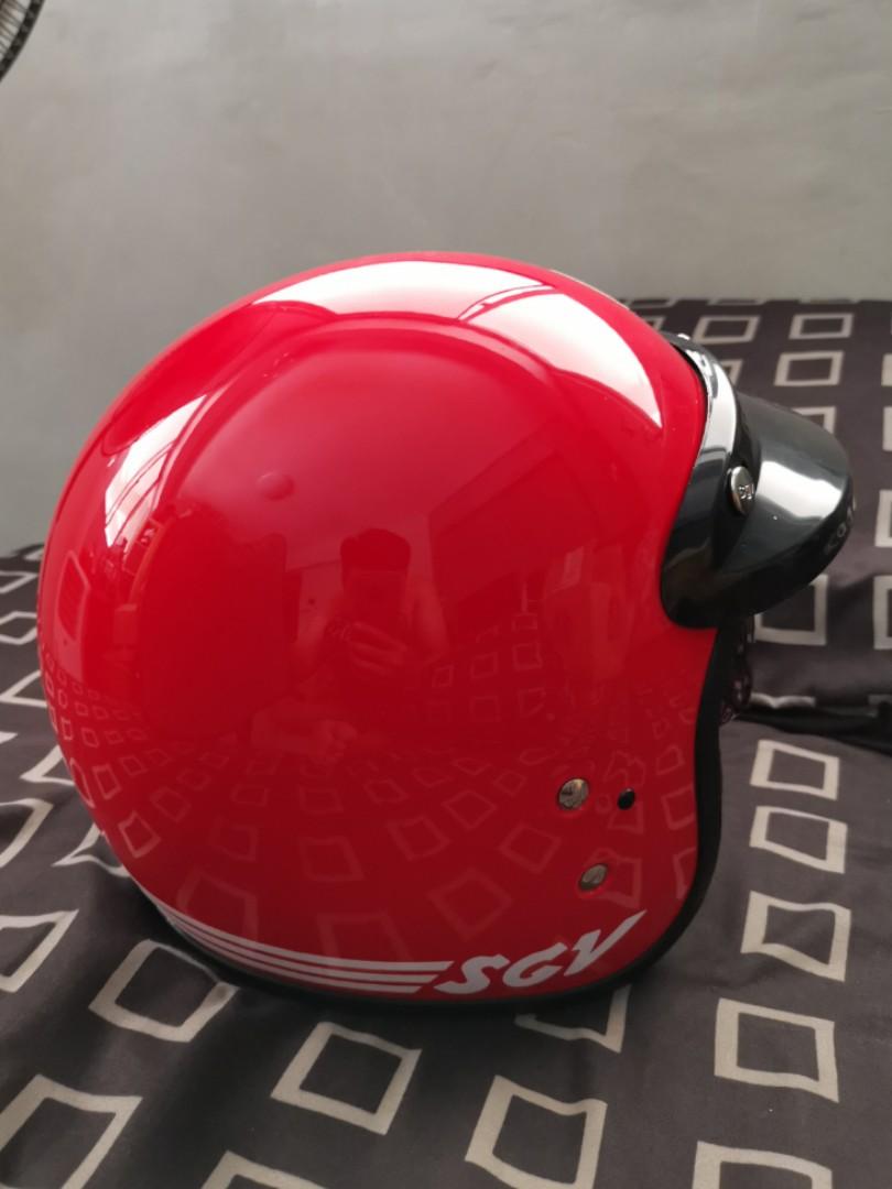 SGV Star helmet with rainbow sunvisor. Not KYT ARAI SHOEI MHR GPR AGV ...