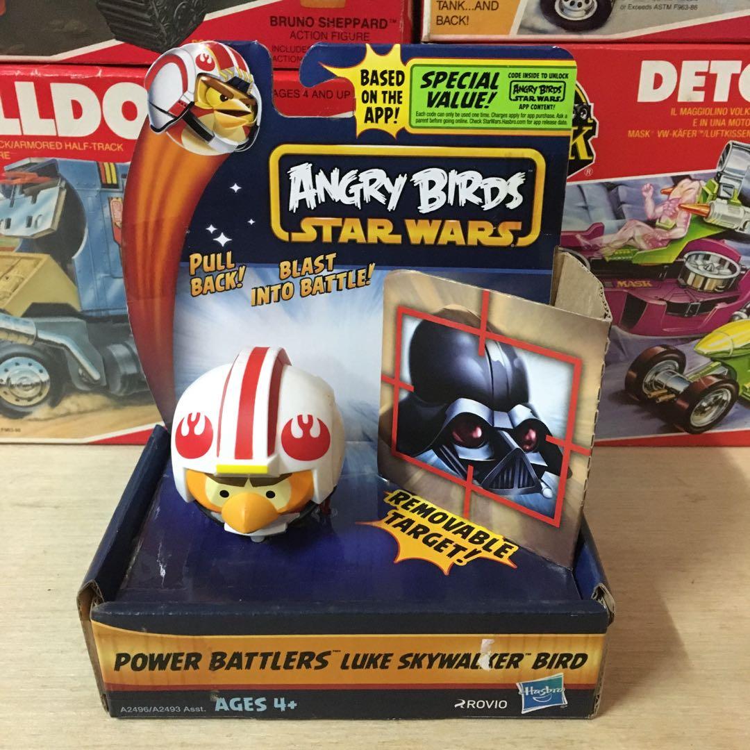 STAR WARS ANGRY BIRDS LUKE SKYWALKER POWER BATTLERS, Hobbies & Toys ...