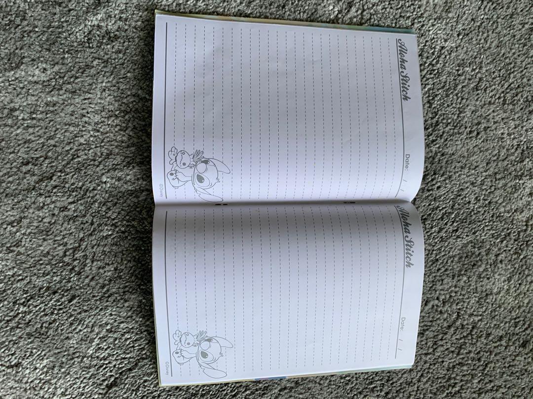 Stitch writing book, Hobbies & Toys, Stationery & Craft, Stationery ...