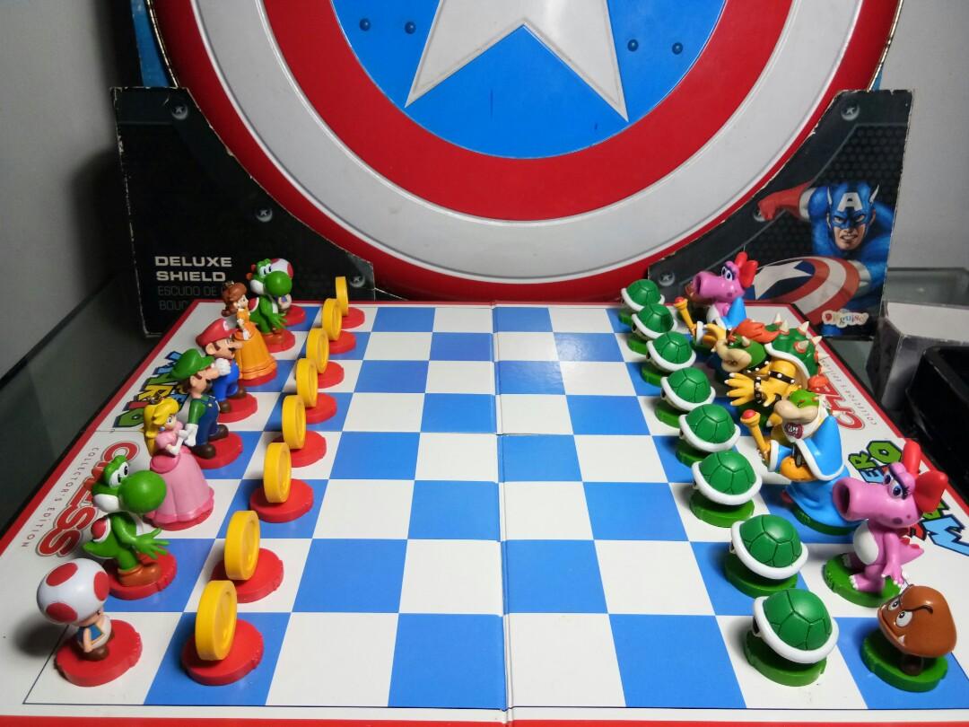 Super Mario Chess Collector's Edition Board Game Chess Set, Hobbies ...