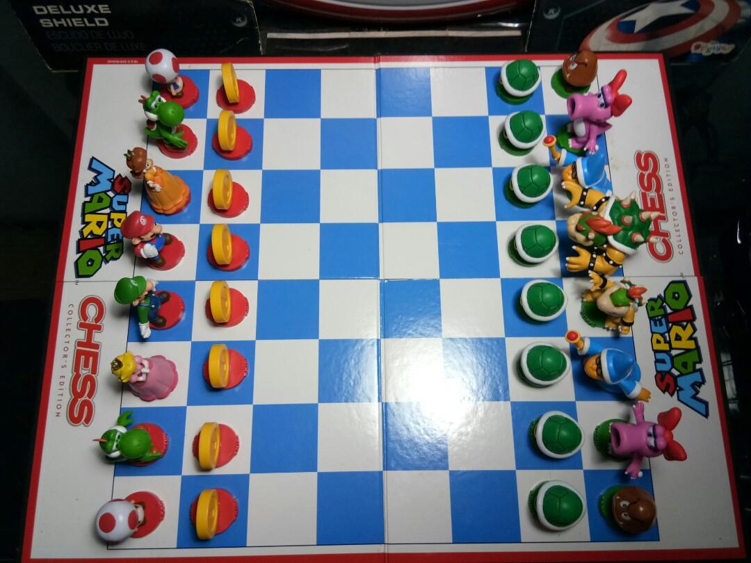 Super Mario Chess Collector's Edition Board Game Chess Set, Hobbies ...