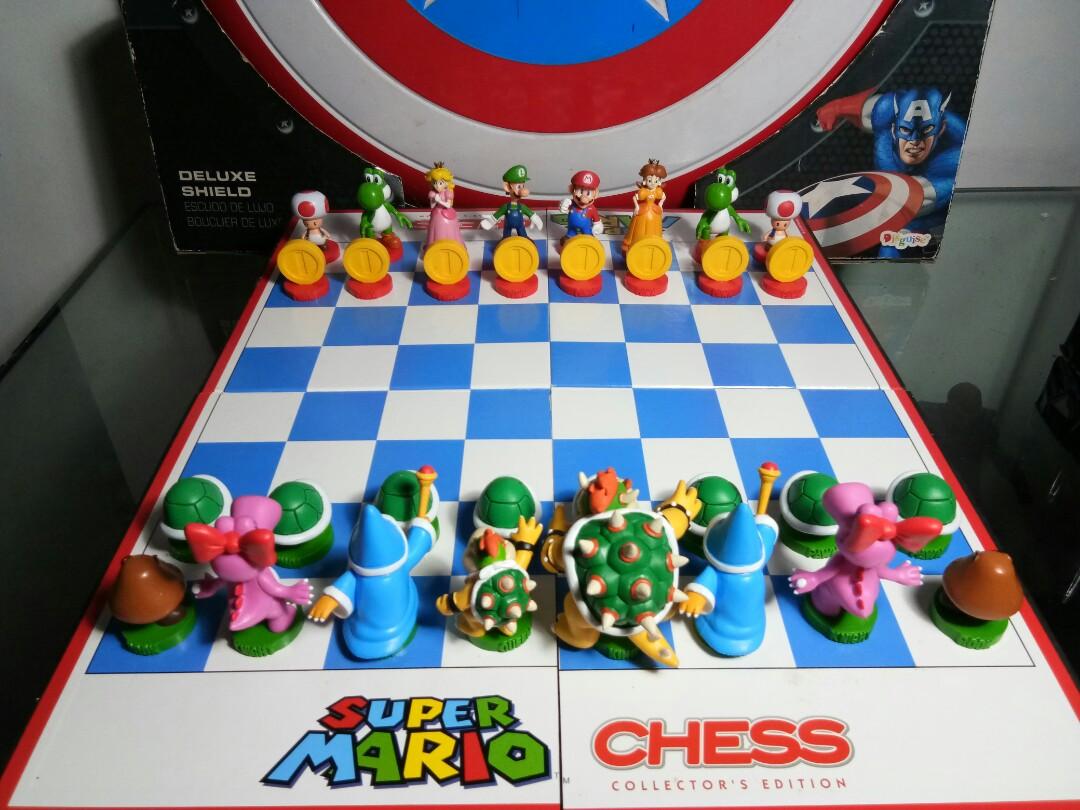 Super Mario Chess Collector's Edition Board Game Chess Set, Hobbies ...
